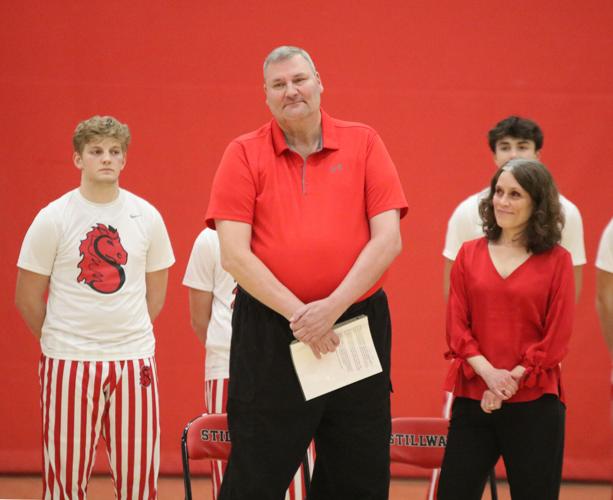 Stillwater pays tribute to Engler with jersey retirement | Free ...