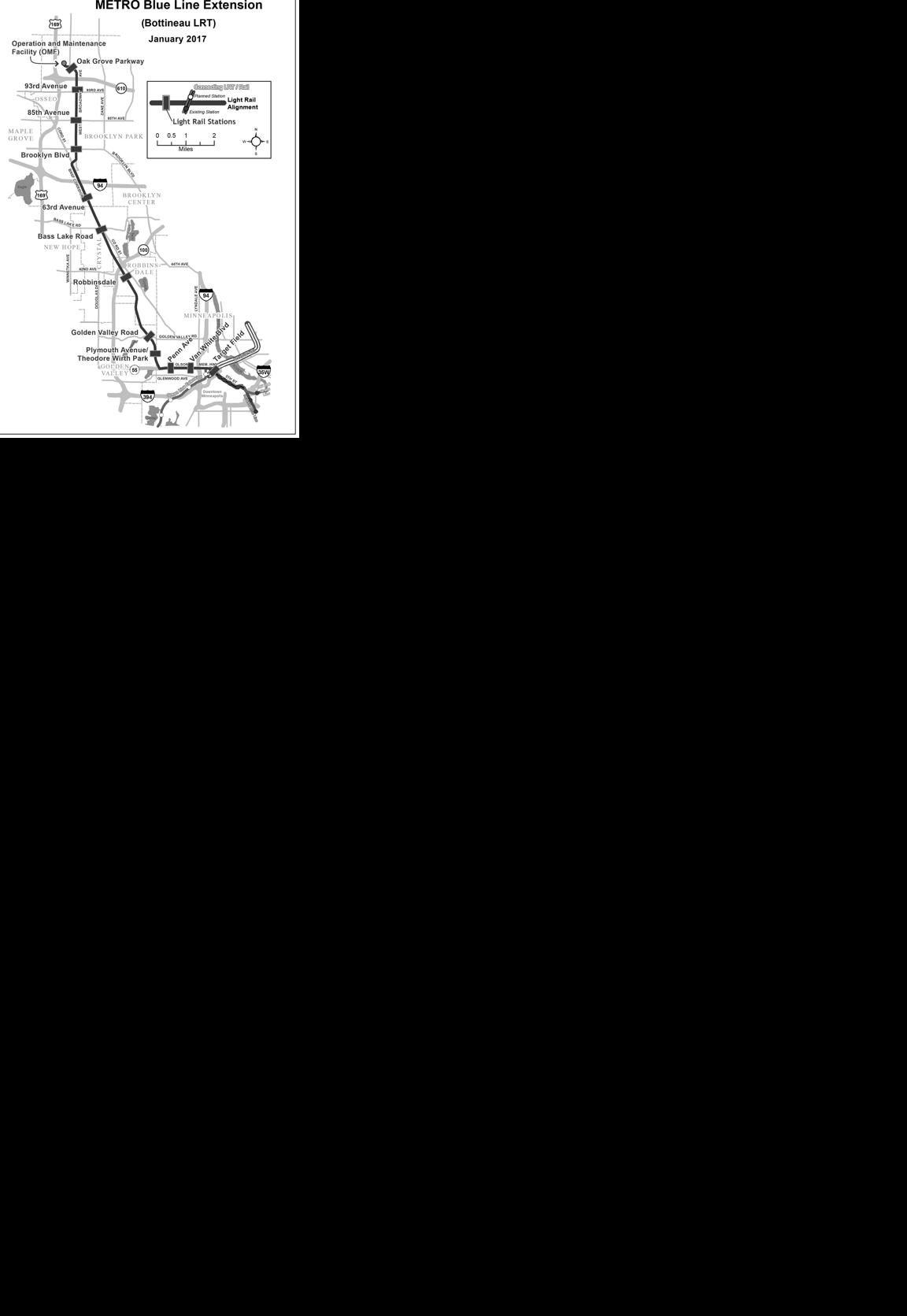 Blue Line LRT project continues without an agreement with BNSF ...