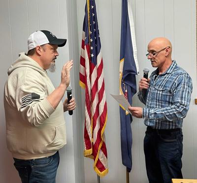 Newly-appointed Pierz Council Member Gary Berg sworn in | Morrison ...