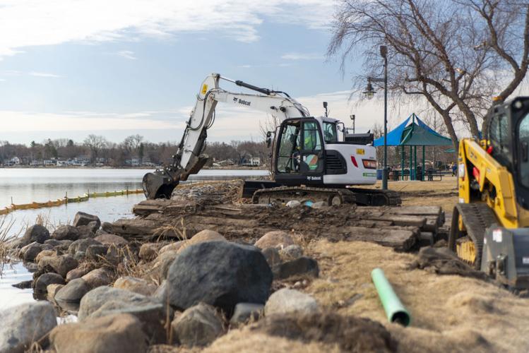 Lakeside ice heave damage being fixed | Forest Lake Times ...
