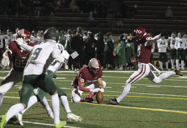 Crimson football finishes regular season with 2 shutouts, undefeated ...