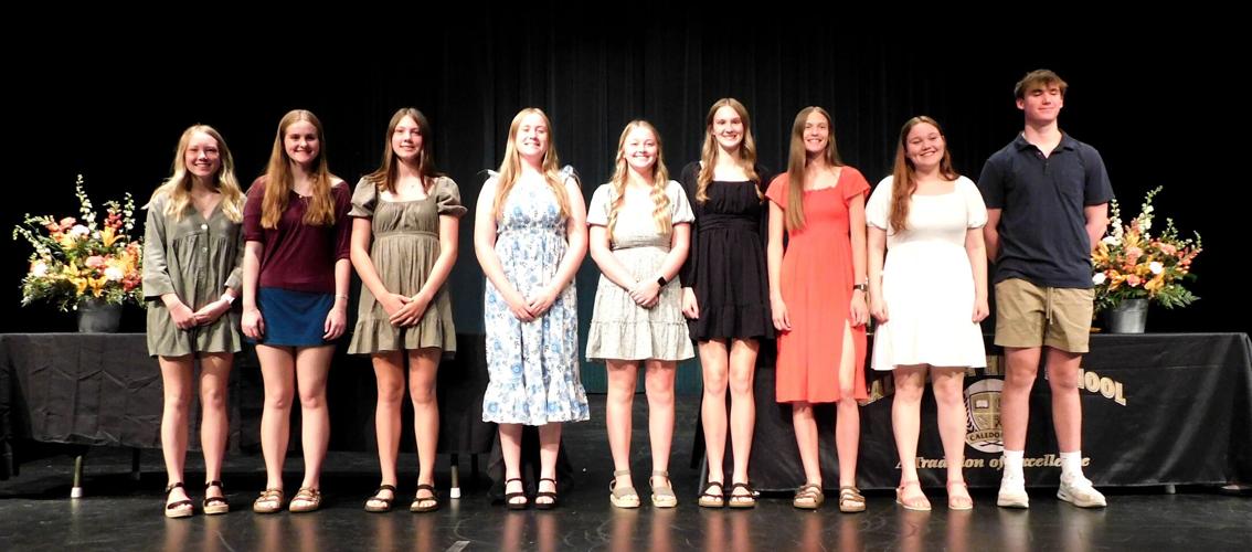 Caledonia Honor Society inducts 17 high school students | Local News ...