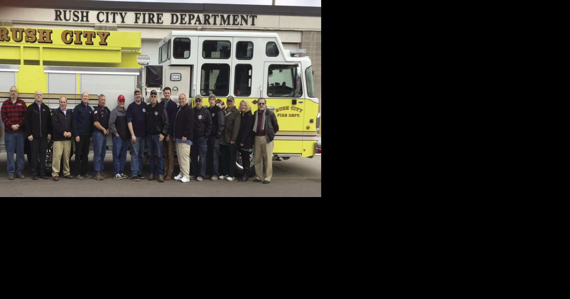 Rush City Fire Department receives new fire truck | News ...