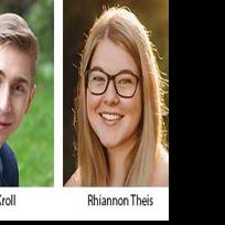 Rhiannon Theis and Simon Kroll named Pierz Students of the Month | Free ...