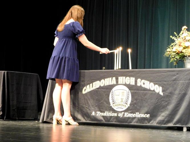 Caledonia Honor Society inducts 17 high school students | Local News ...