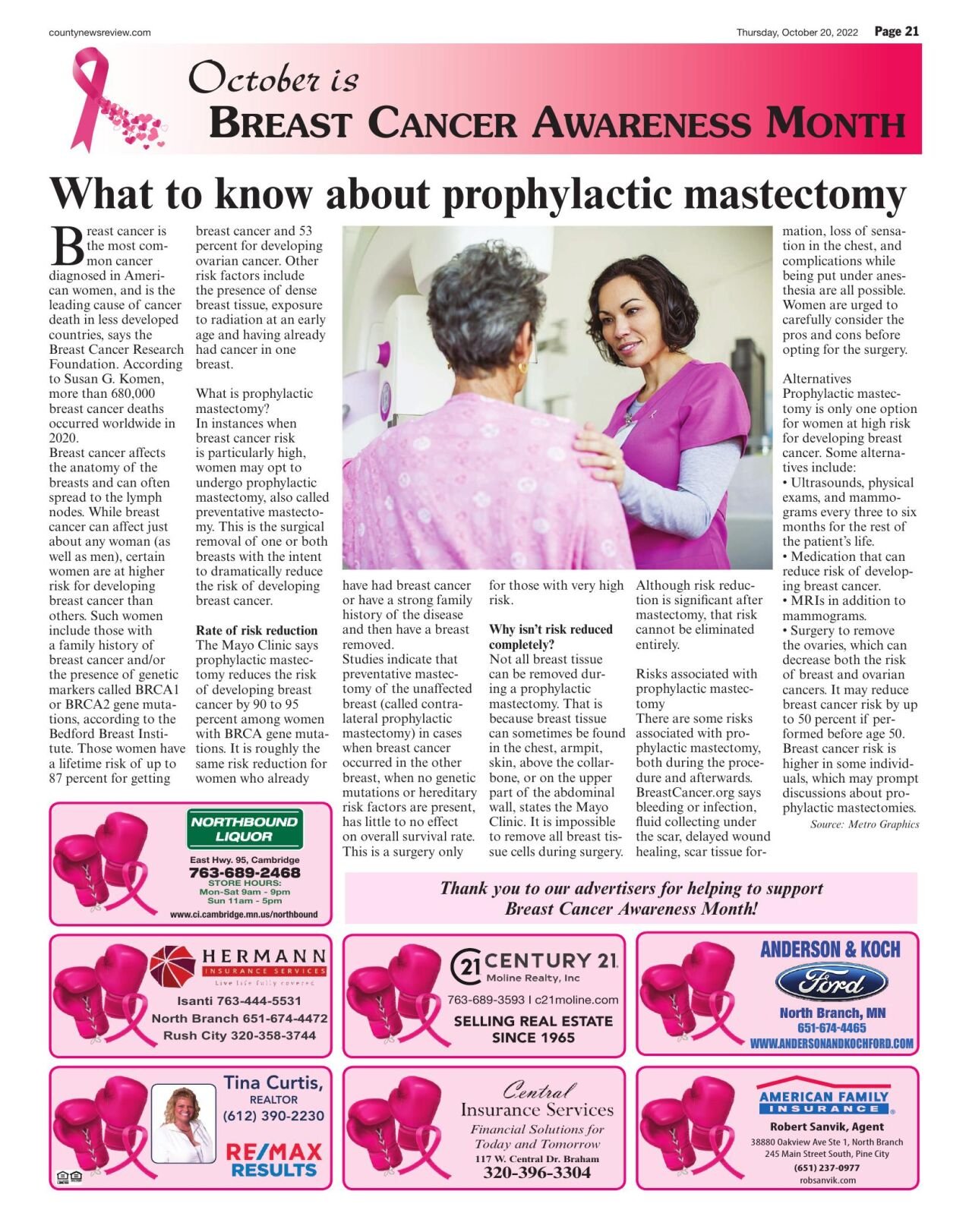 CNR: Breast Cancer Awareness Month | Local News | hometownsource.com