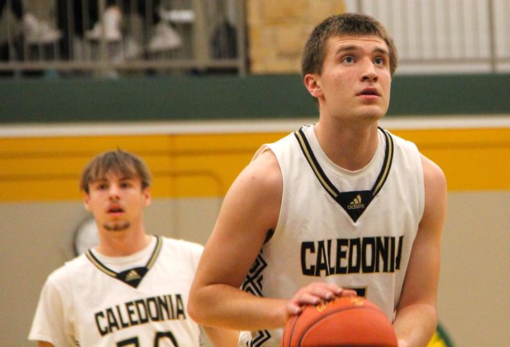 Mason King carries hot hand as Caledonia boys triumph over Rushford ...
