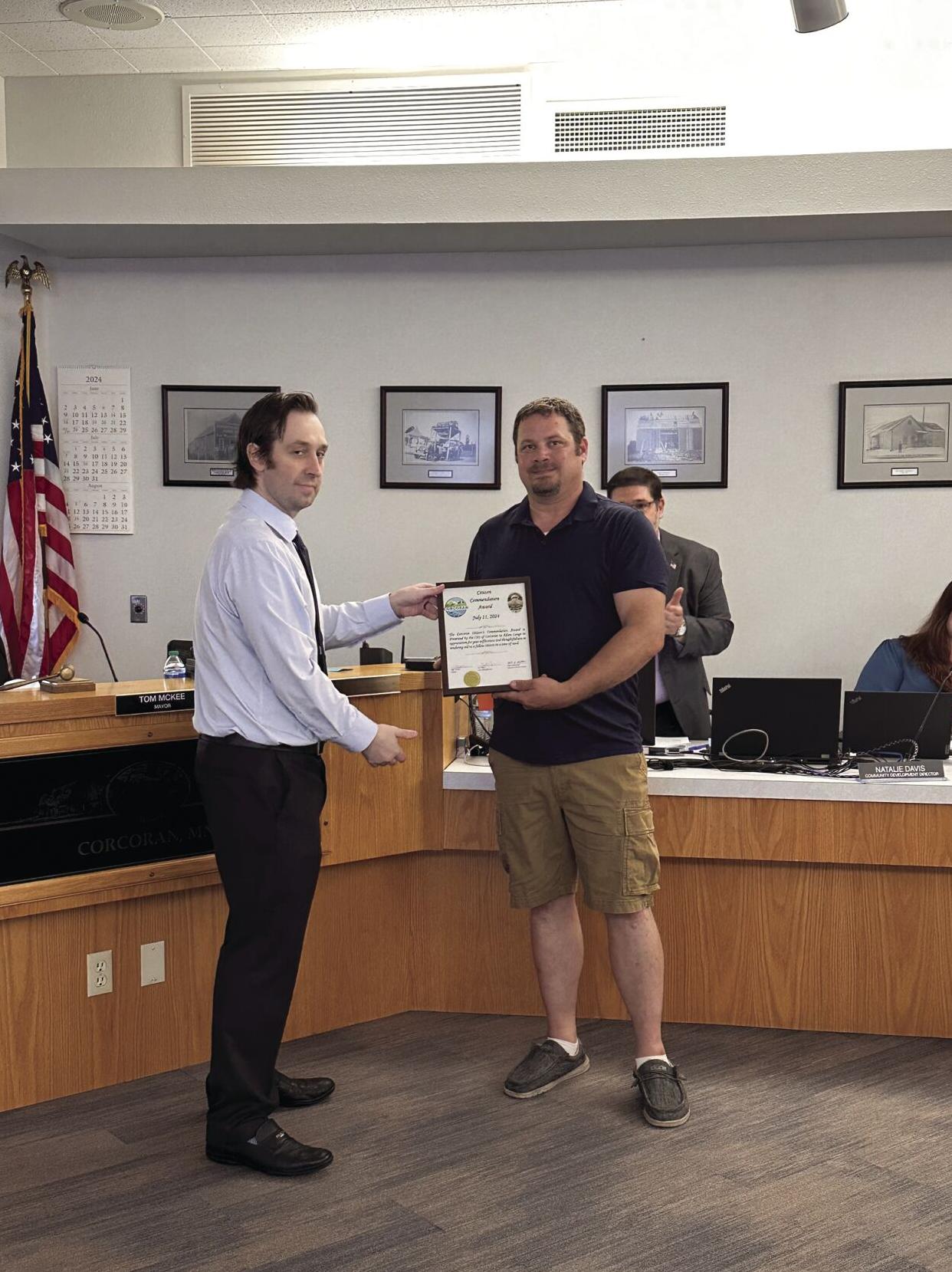 Citizens recognized in Corcoran | Local News | hometownsource.com