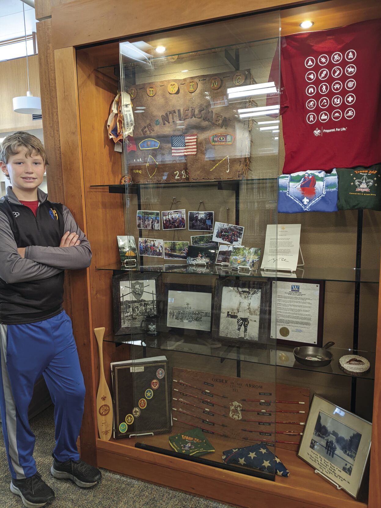 Troop 283 exhibit on display at Wayzata Library | Free | hometownsource.com
