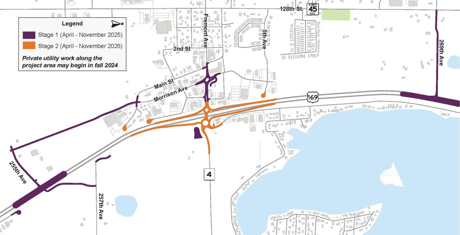 Zimmerman interchange: Fully funded, two stages of construction ...