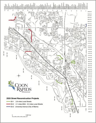 Coon Rapids council awards street reconstruction contracts | Coon ...
