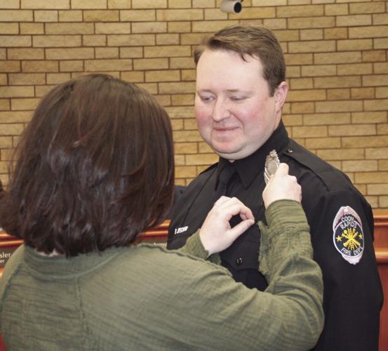 Three new Coon Rapids career firefighters receive badges | Coon Rapids ...
