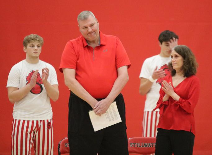 Stillwater pays tribute to Engler with jersey retirement | Free ...