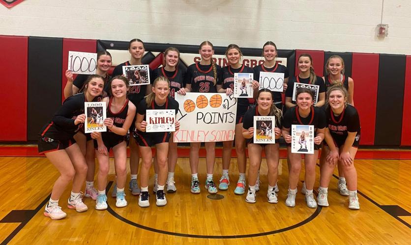 Spring Grove's Kinley Soiney achieves 1,000 career points | Sports ...