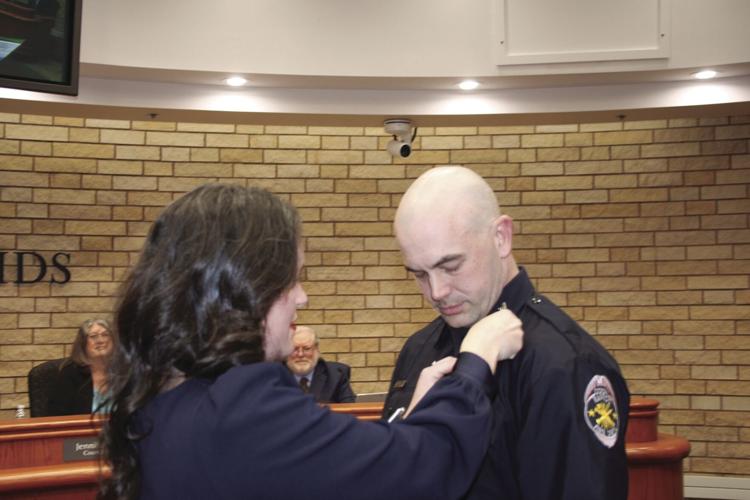 Three new Coon Rapids career firefighters receive badges | Coon Rapids ...