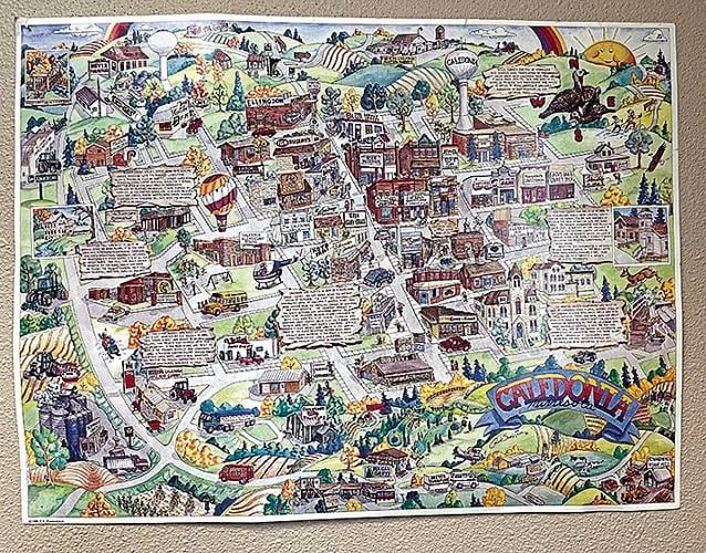 New artistic map of Caledonia available for purchase | Local News ...
