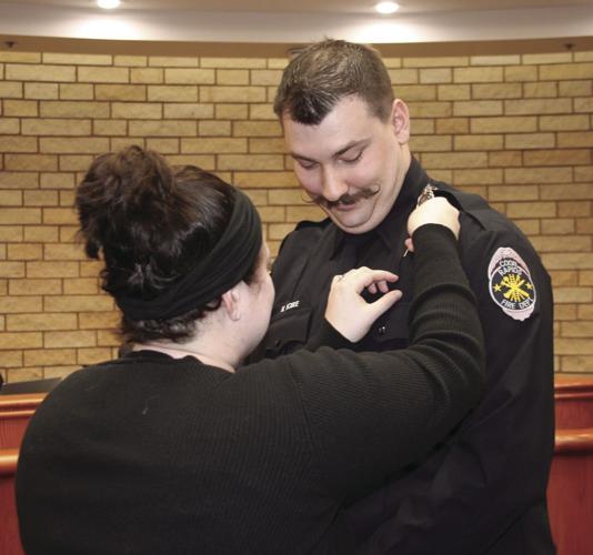 Three new Coon Rapids career firefighters receive badges | Coon Rapids ...
