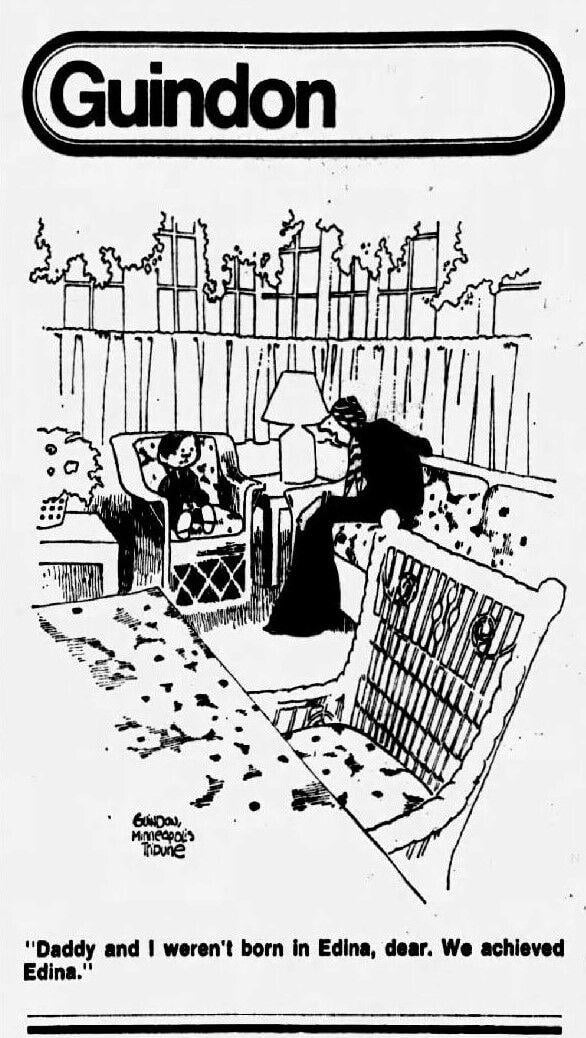 Guindon, cartoonist behind ‘achieved Edina,’ dies | Edina ...