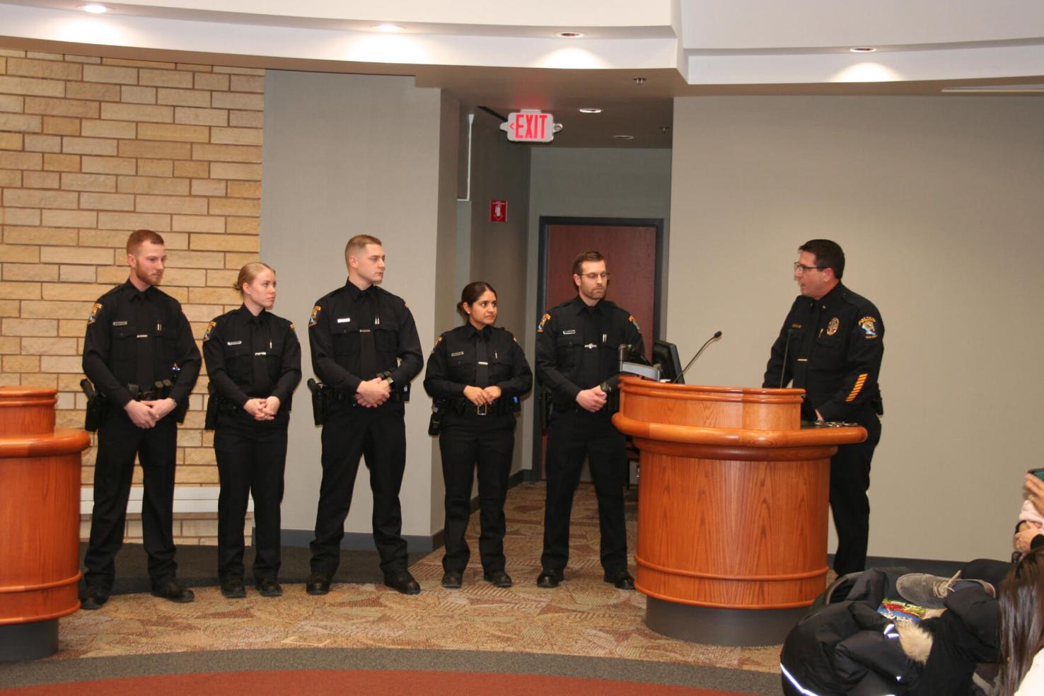 5 new Coon Rapids Police officers sworn in | Coon Rapids ...
