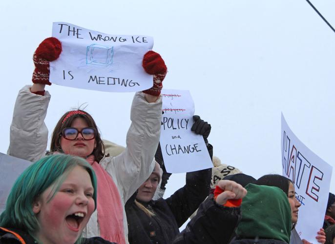 Rogers High School, middle school students protest ICE | Ice ...