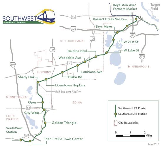 Southwest Light Rail Transit delayed after construction problems arise ...
