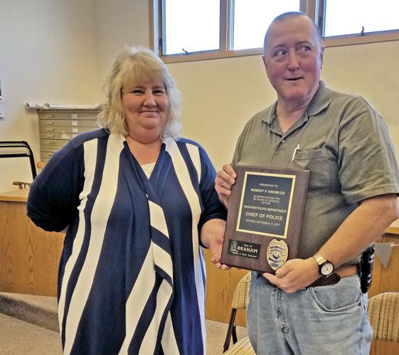 Retired Braham Police Chief Knowles honored | News | hometownsource.com