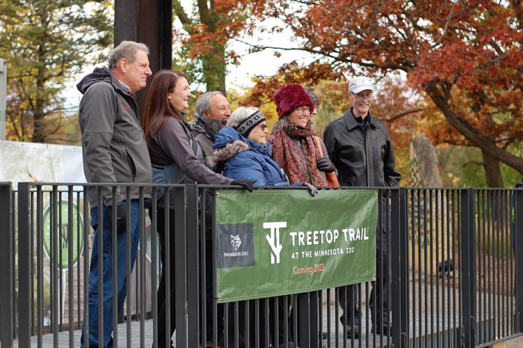 Minnesota Zoo raises first segment of Treetop Trail | Free ...