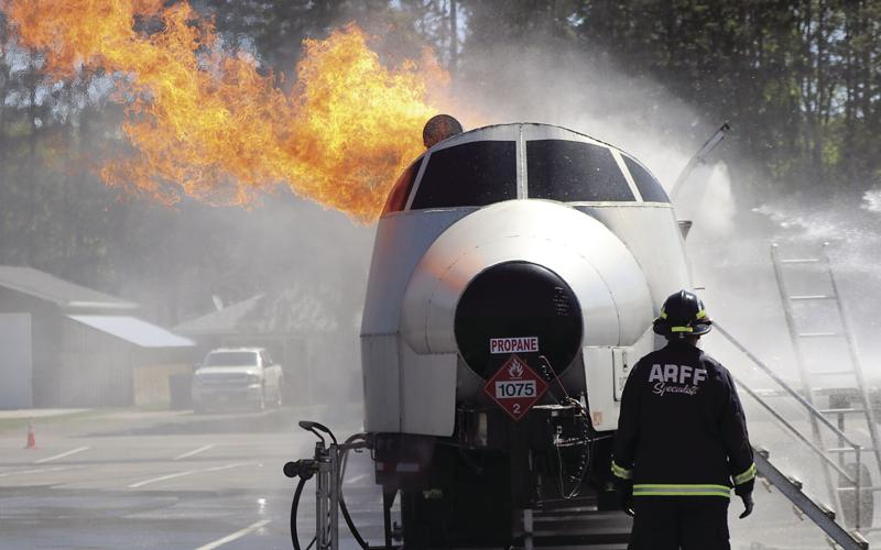 Local firefighters train at mock plane crash in Princeton | Community ...