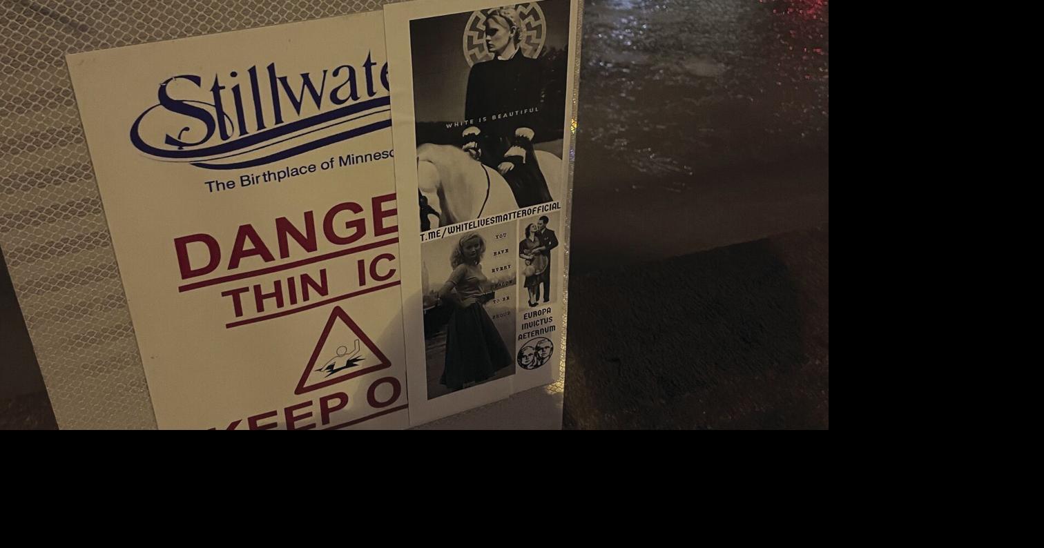 White supremacy stickers seen in Stillwater | Stillwater ...