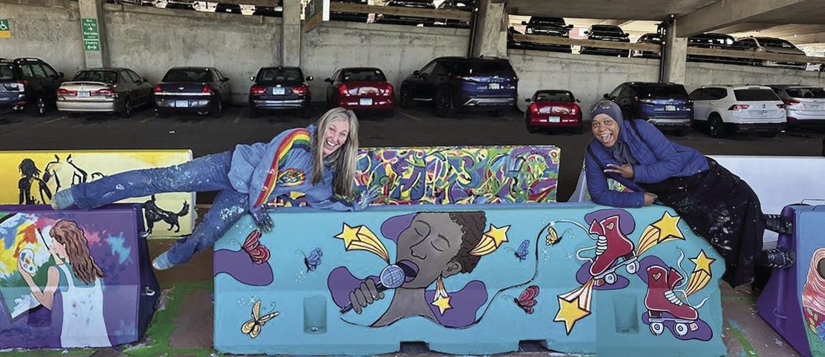 Art project adds life to park, colors where there were none ...