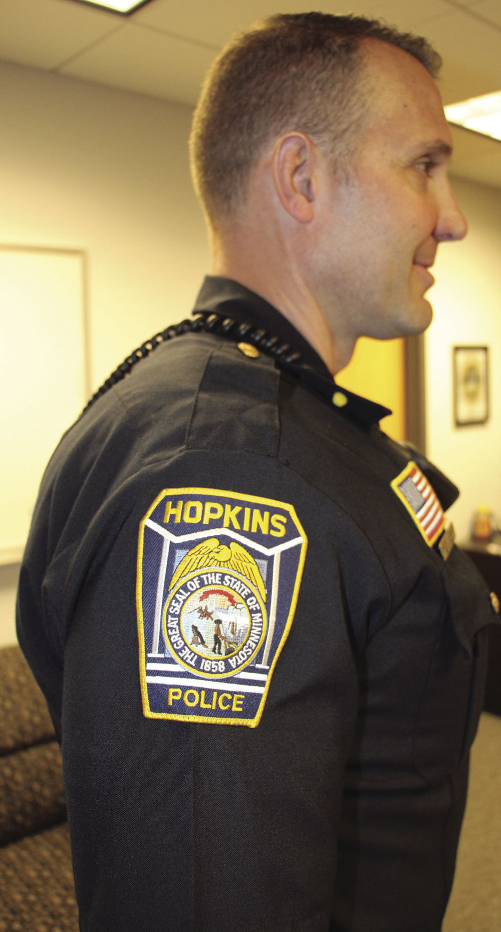 Fate of Hopkins police patch in question as city hall gets makeover ...