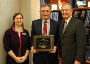 Judge Dehn honored for his 23 years of work with Mock Trial | Local ...