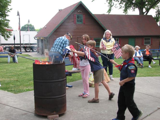 Flags retired with respect at Spring Grove | Local News ...