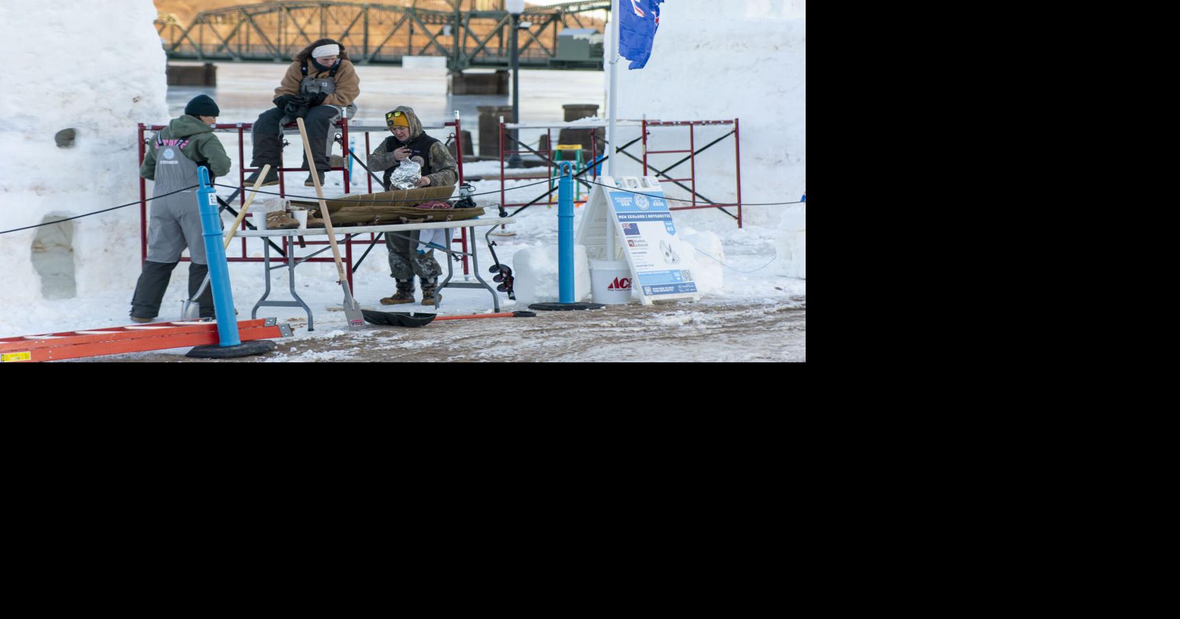 Snow sculpting competition kicks off | Local News | hometownsource.com