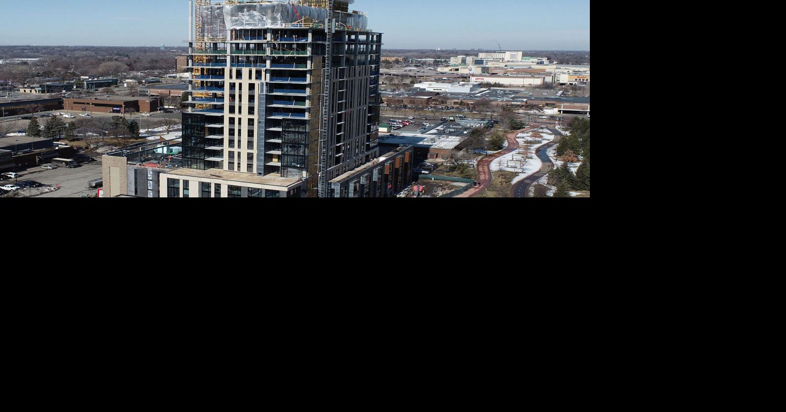 Construction tops out at the Bower Residences in the Southdale area ...
