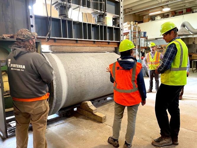 Sen. Klobuchar tours Elk River concrete manufacturing plant Rinker ...