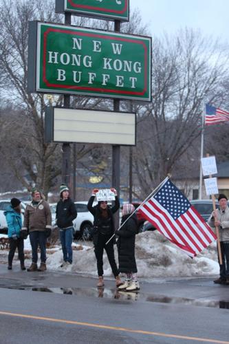 Elk River residents protest ICE raid at Elk River’s New Hong Kong ...
