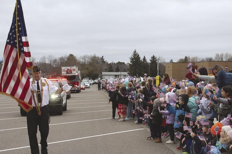 Princeton schools honor local veterans with drive-by parade | Free ...