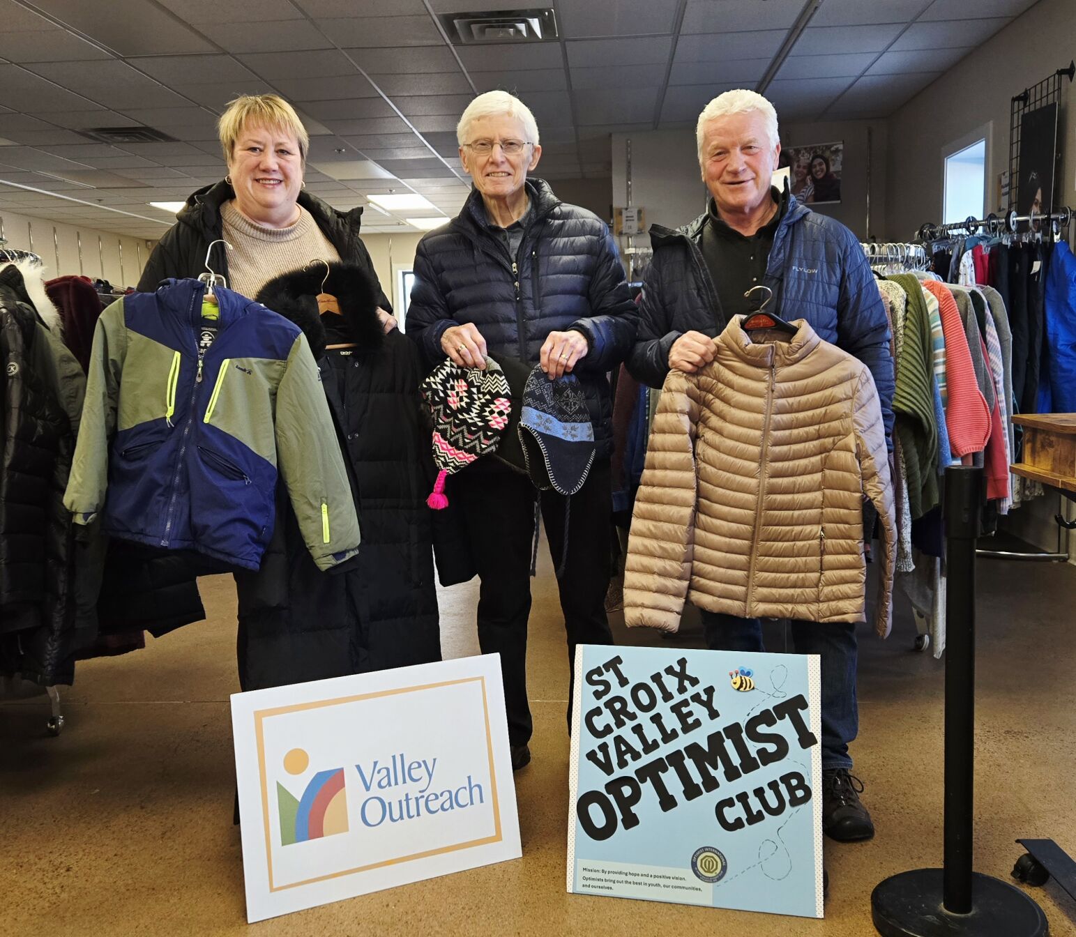St. Croix Valley Optimist Club collects winter clothing benefiting ...