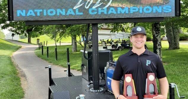 ERHS alumnus Josh Hebrink wins 2023 NCAA DIII men's golf individual ...