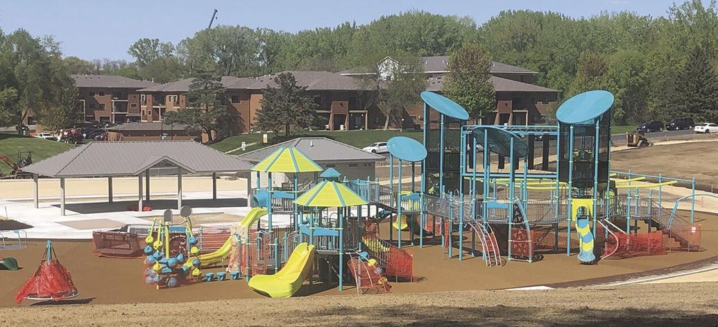 Finishing touches being put on Eagan’s new all-inclusive playground ...