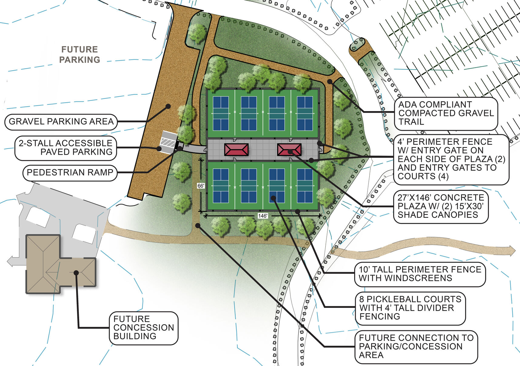 Pickleball players’ persistence pays off as outdoor complex planned at ...
