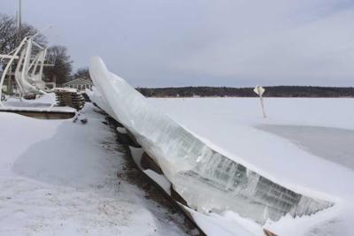 Motley residences damaged by ice heaves on Shamineau Lake | Local News ...