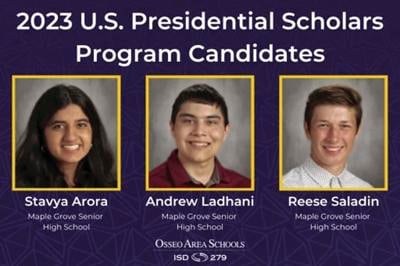 3 MGSH students named U.S. Presidential Scholars Program candidates ...