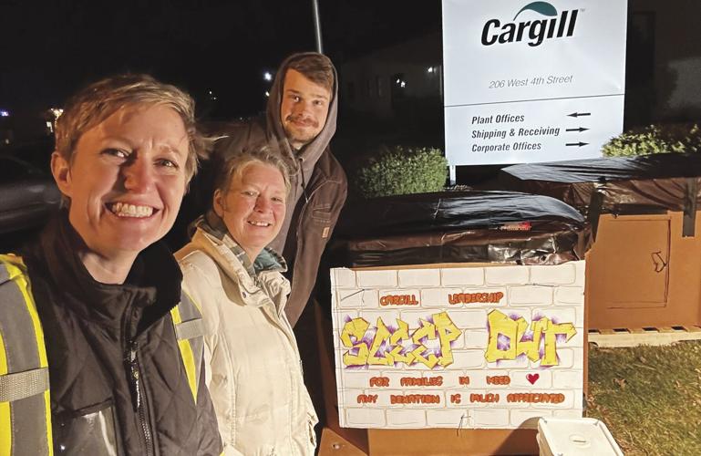 Thinking INSIDE the box: Cargill 'Sleep Out' aids nonprofit ...