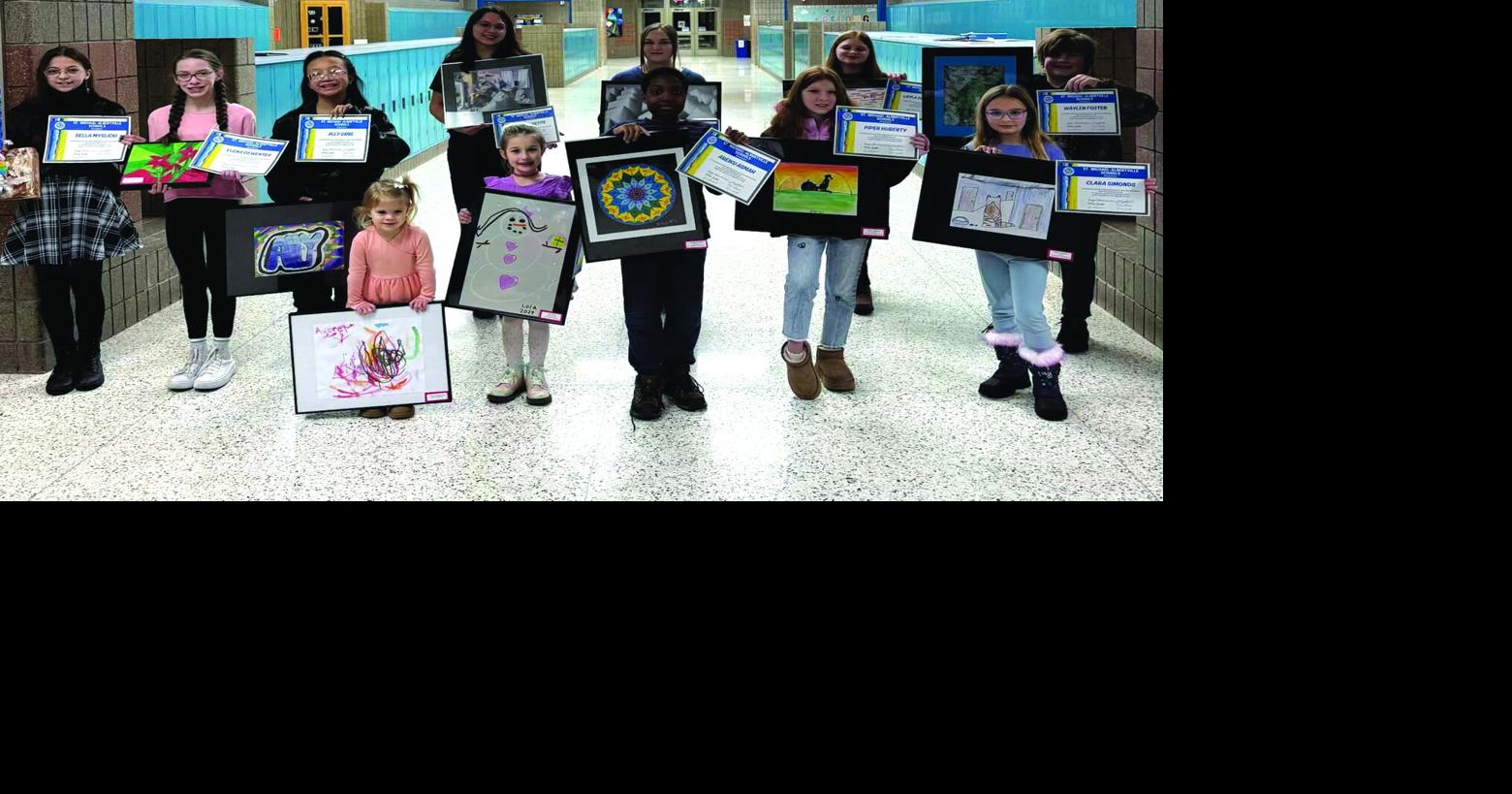 STMA School District recognizes student artwork in district office ...