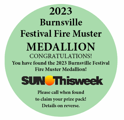 Burnsville Festival and Fire Muster Medallion Hunt Clue No. 1 | Free ...