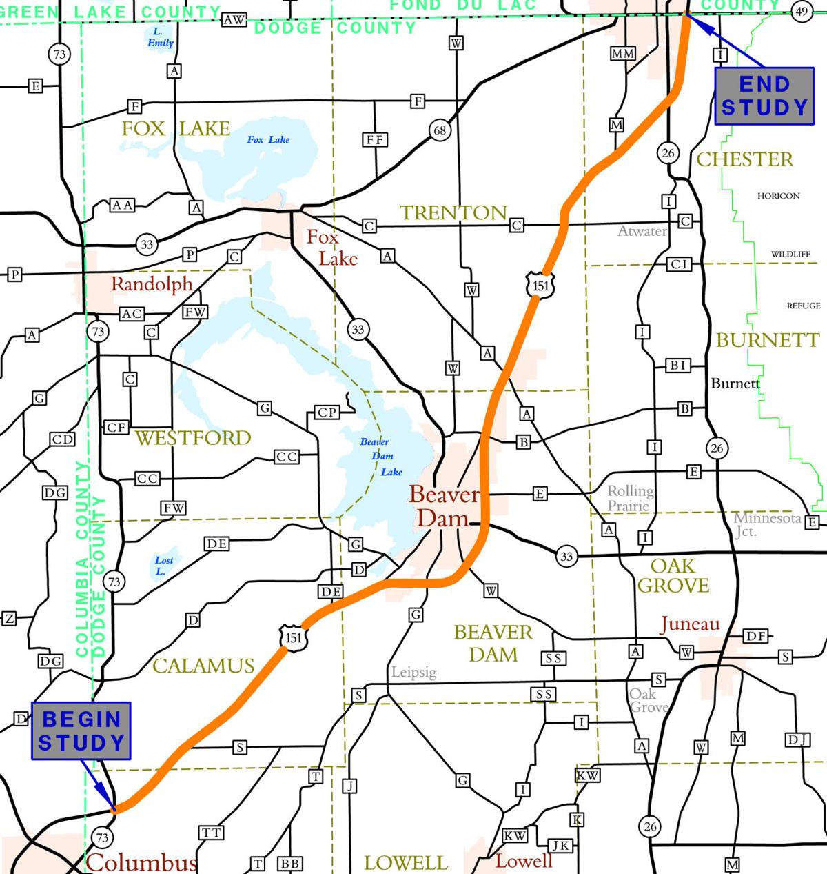 Converting Highway 151 Columbus-Waupun stretch to freeway draws ...