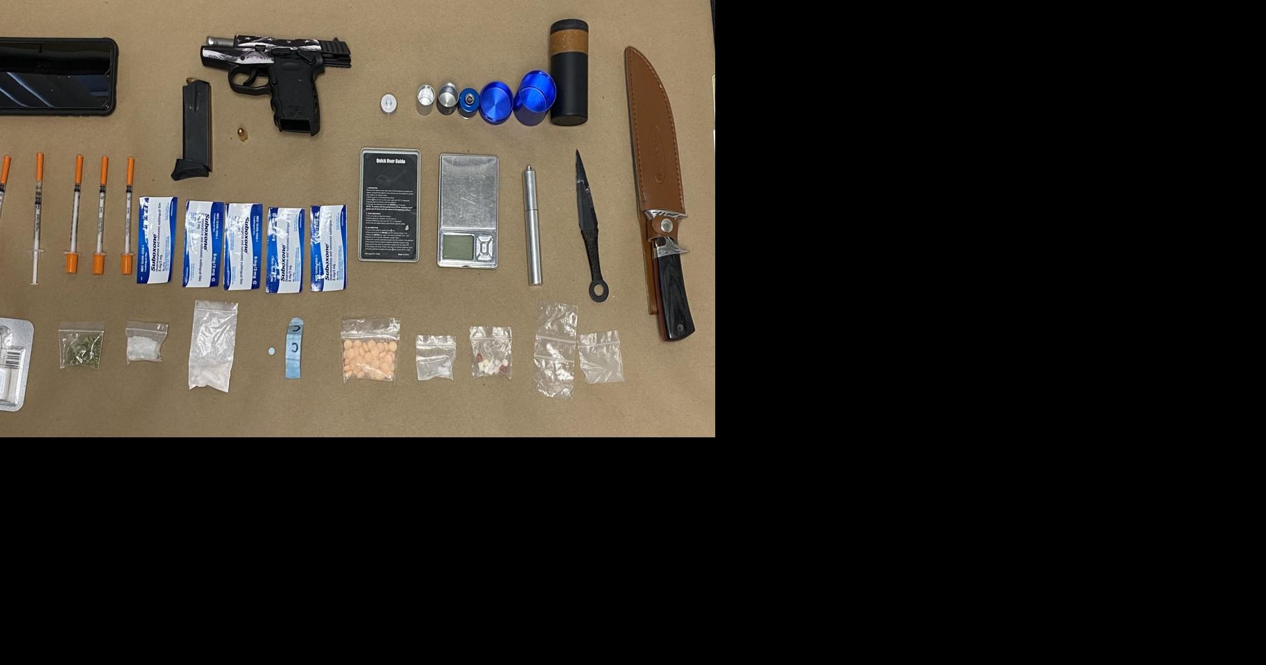 Vehicle search yields weapons, suspected drugs | Local ...