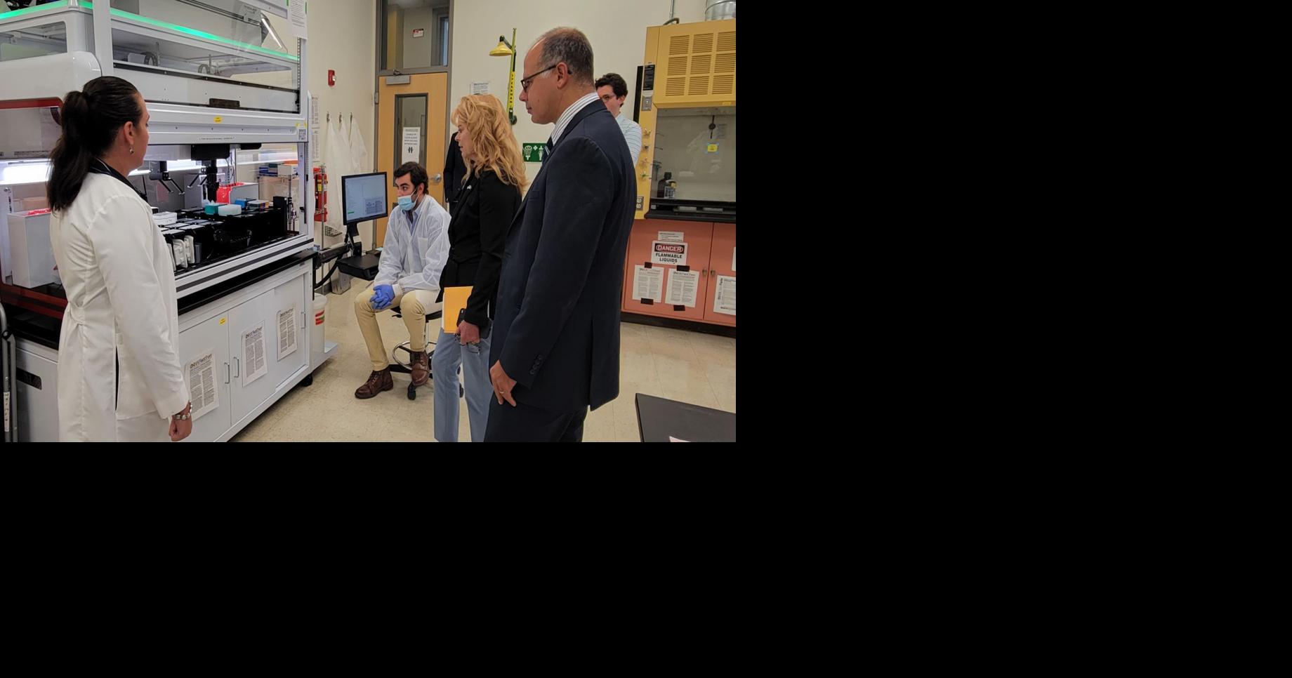 State treasurer, representative tour lab facility | Local ...